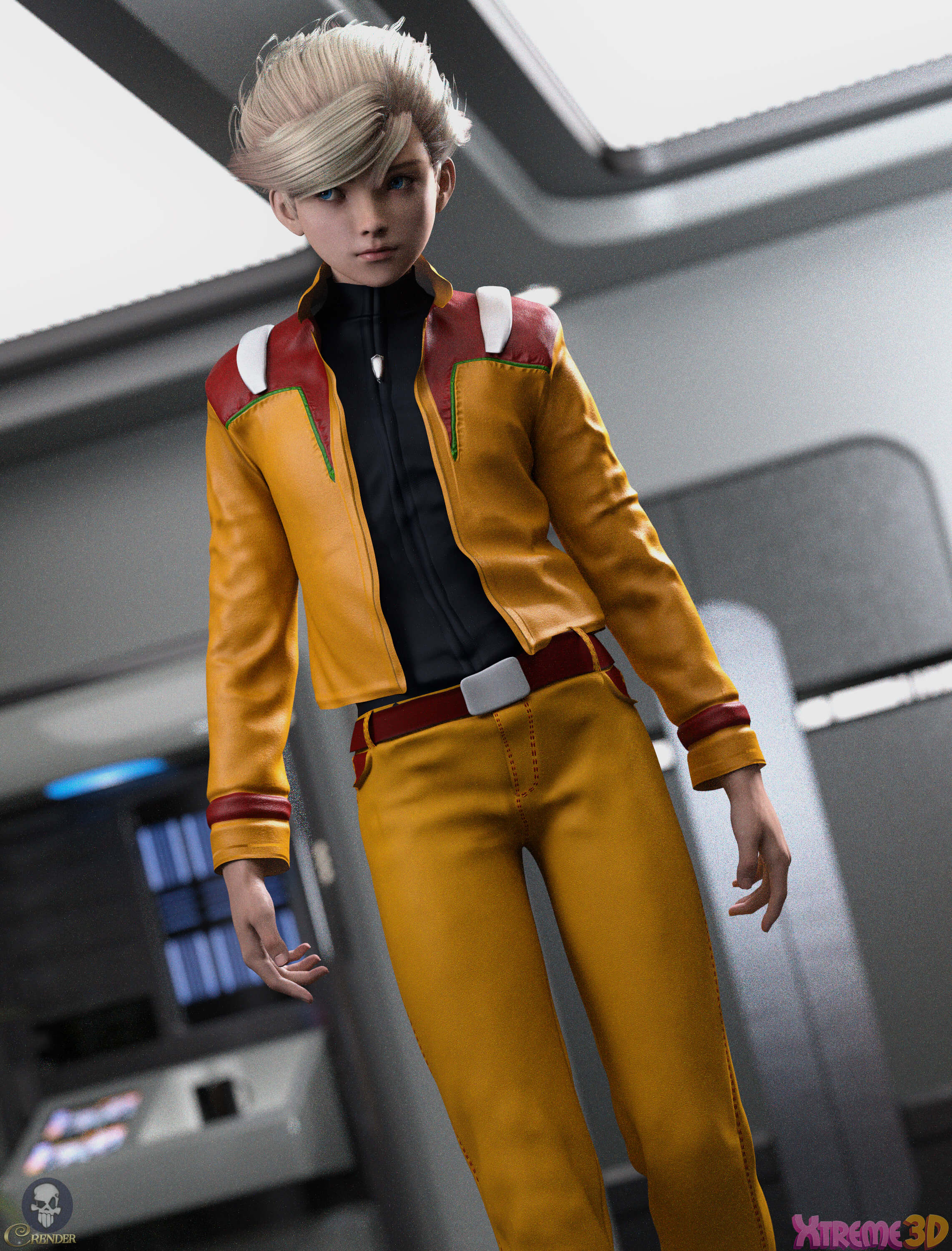 Asemu Asuno for G9 by Muwawya 3D Render, Digital Art by crender