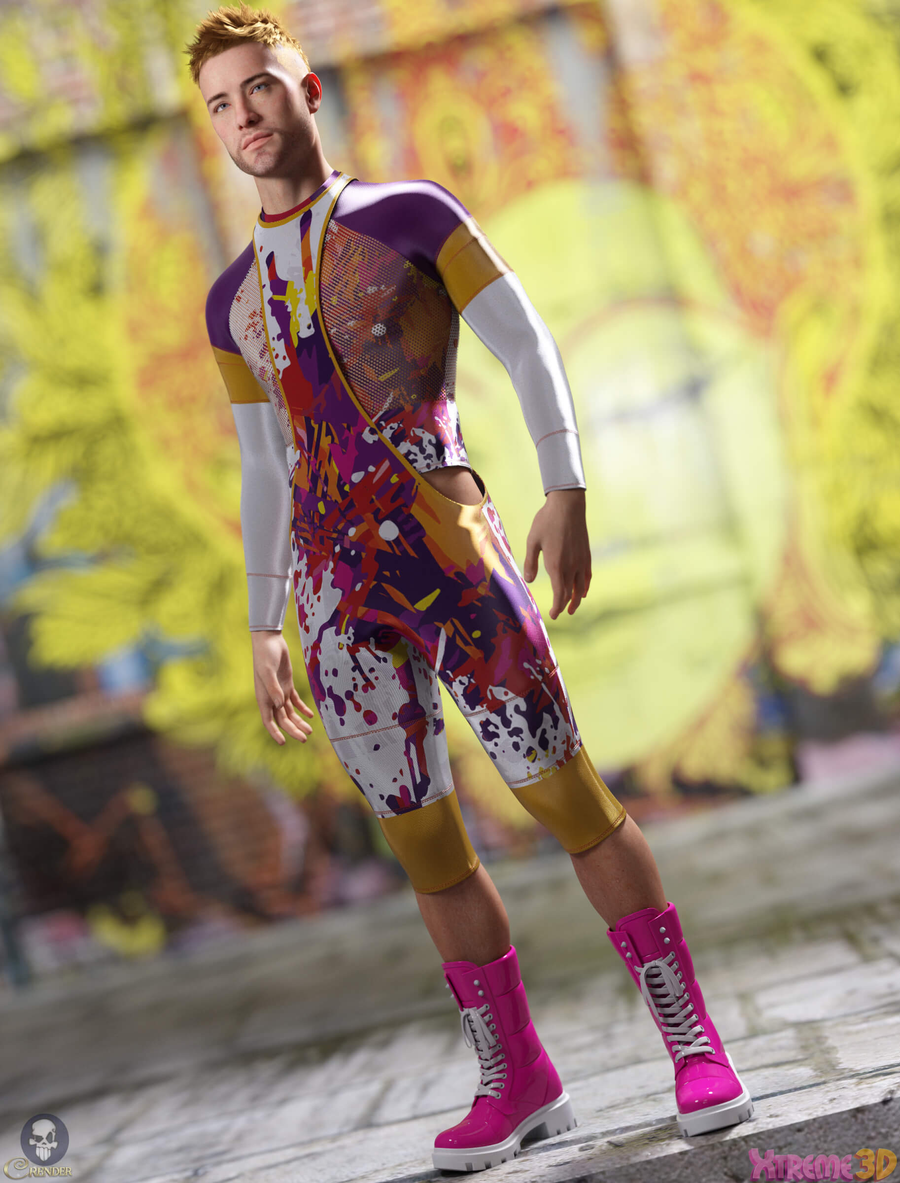 BSB - Axel Outfit 3D Render, Digital Art by crender