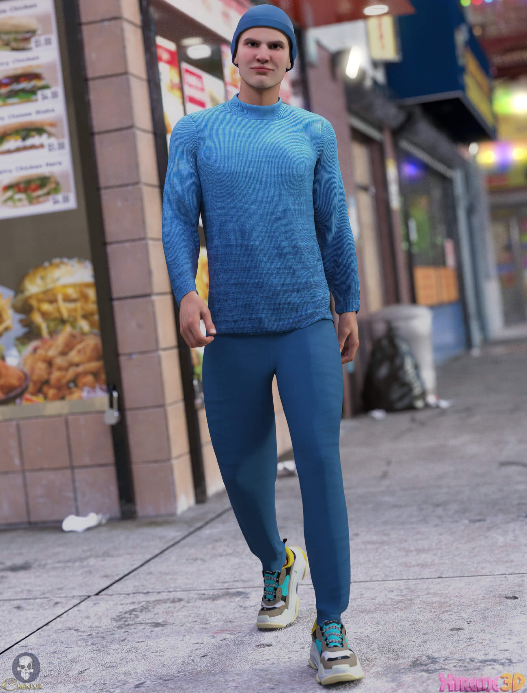 dForce Dylan Outfit for G8MG8.1M by ColorGaleria 3D Render