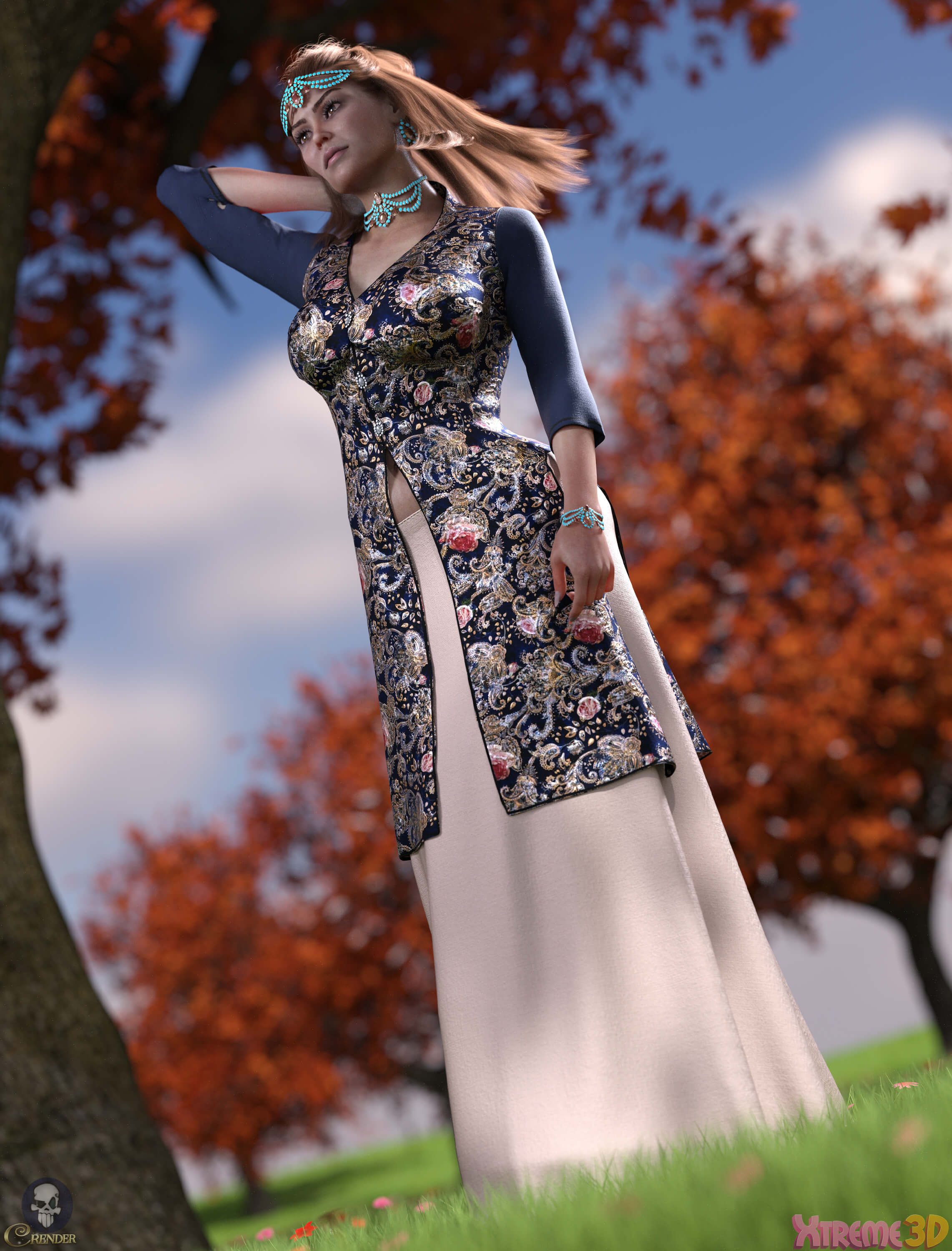 Elvira For G8F for USB 3D Render, Digital Art by crender