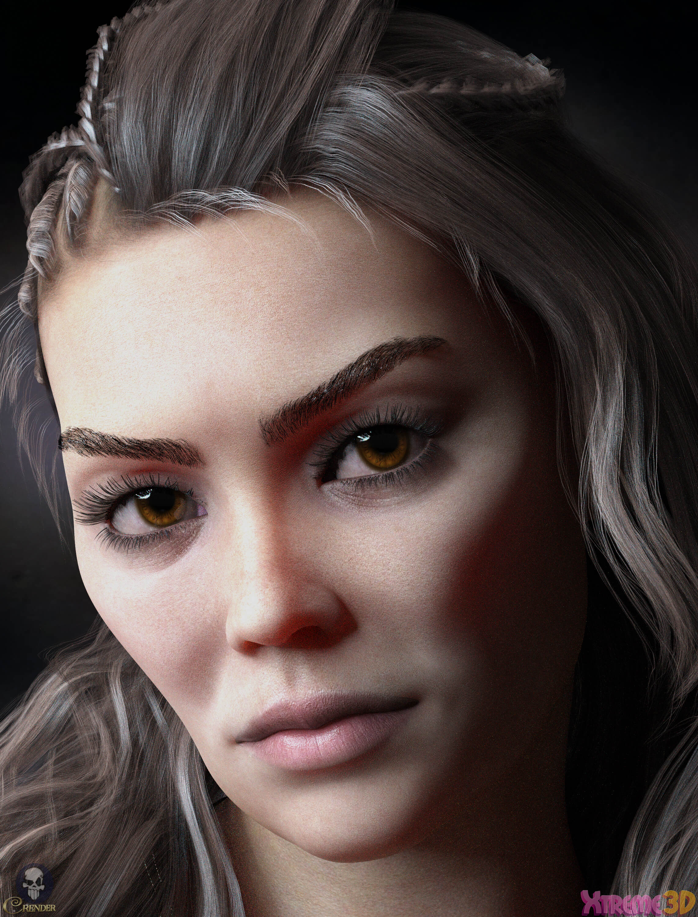 Elvira For G8F for USB 3D Render, Digital Art by crender