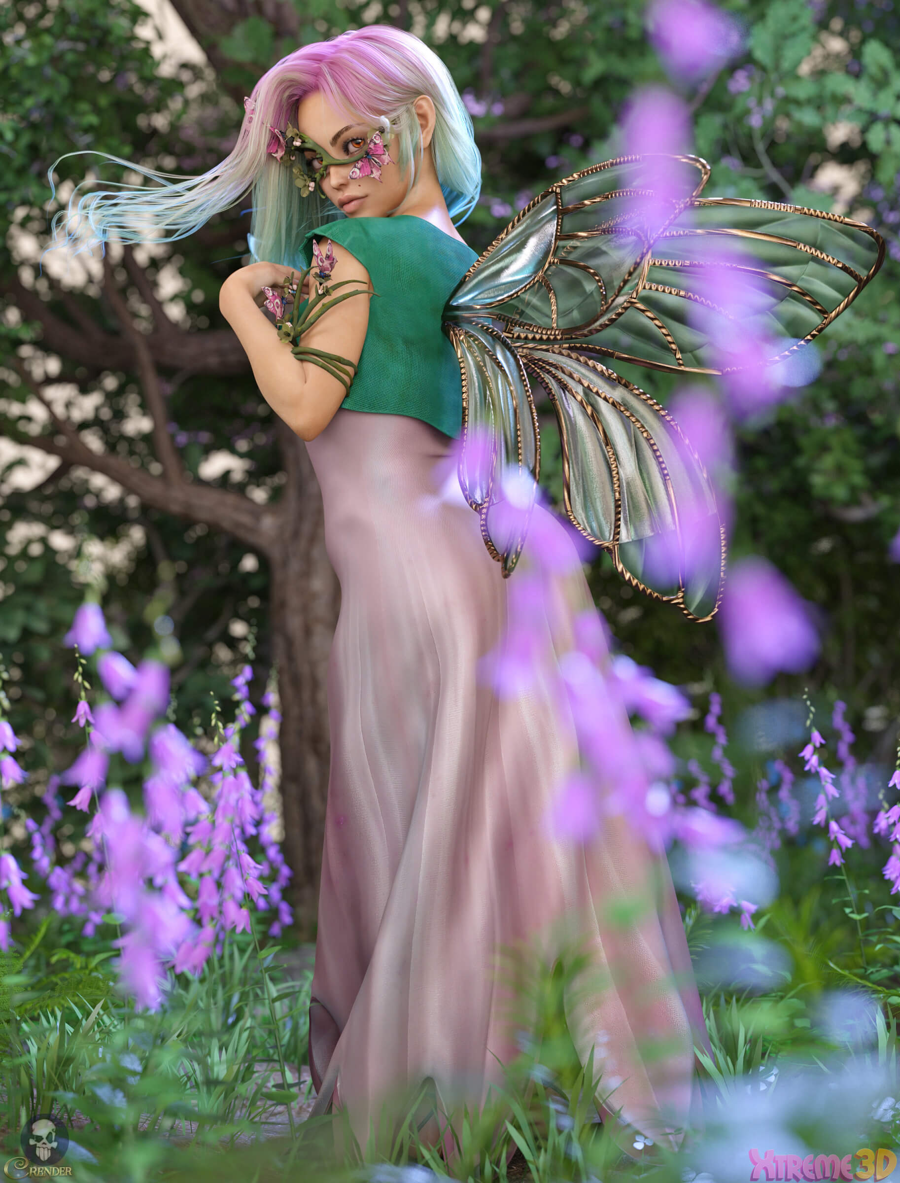 Emmalee For G8F by USB 3D Render, Digital Art by crender