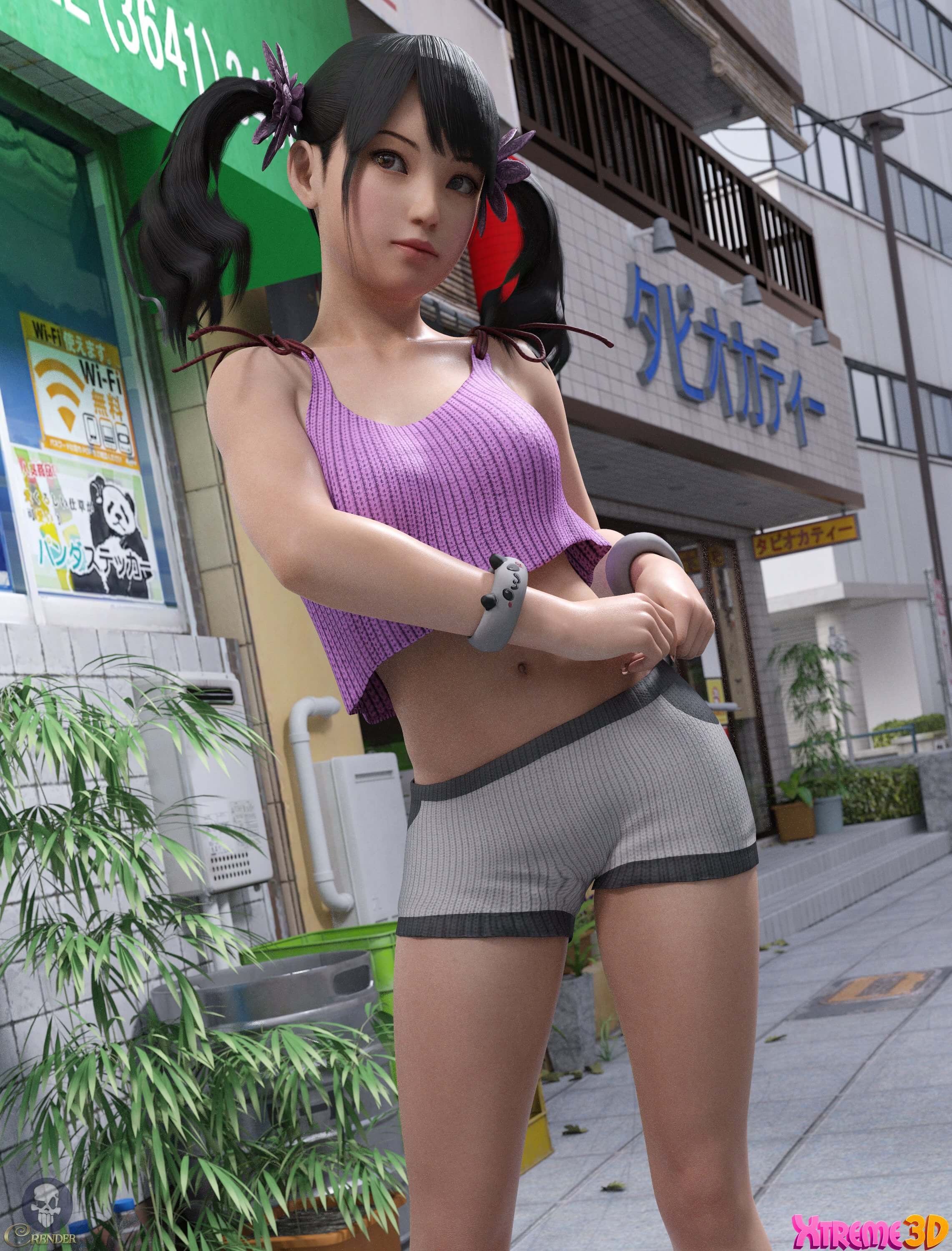 Ling Xiaoyu For G8F and G8.1F 3D Render, Digital Art by crender