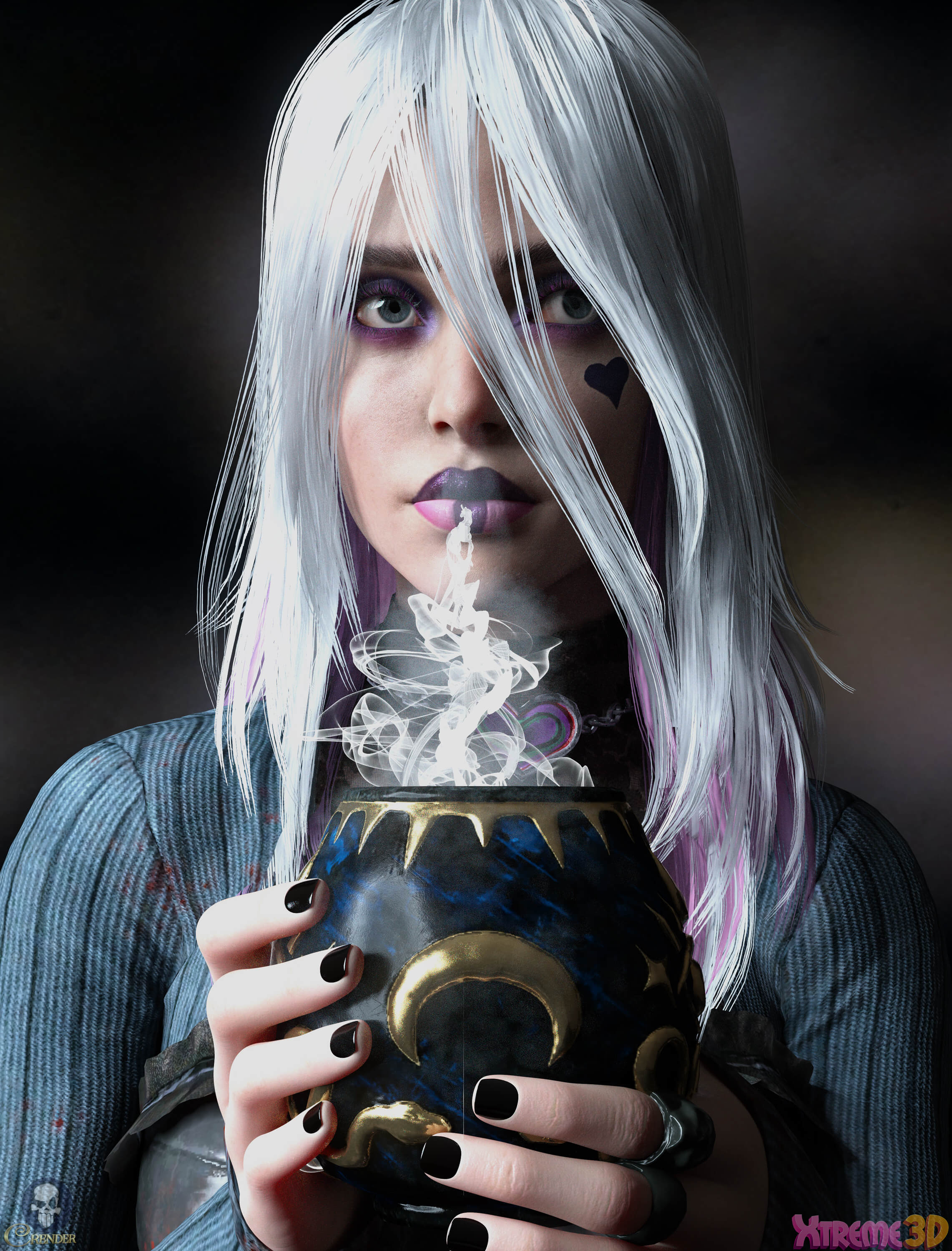 Sable Ward for G8F by NathanPrescott 3D Render by crender