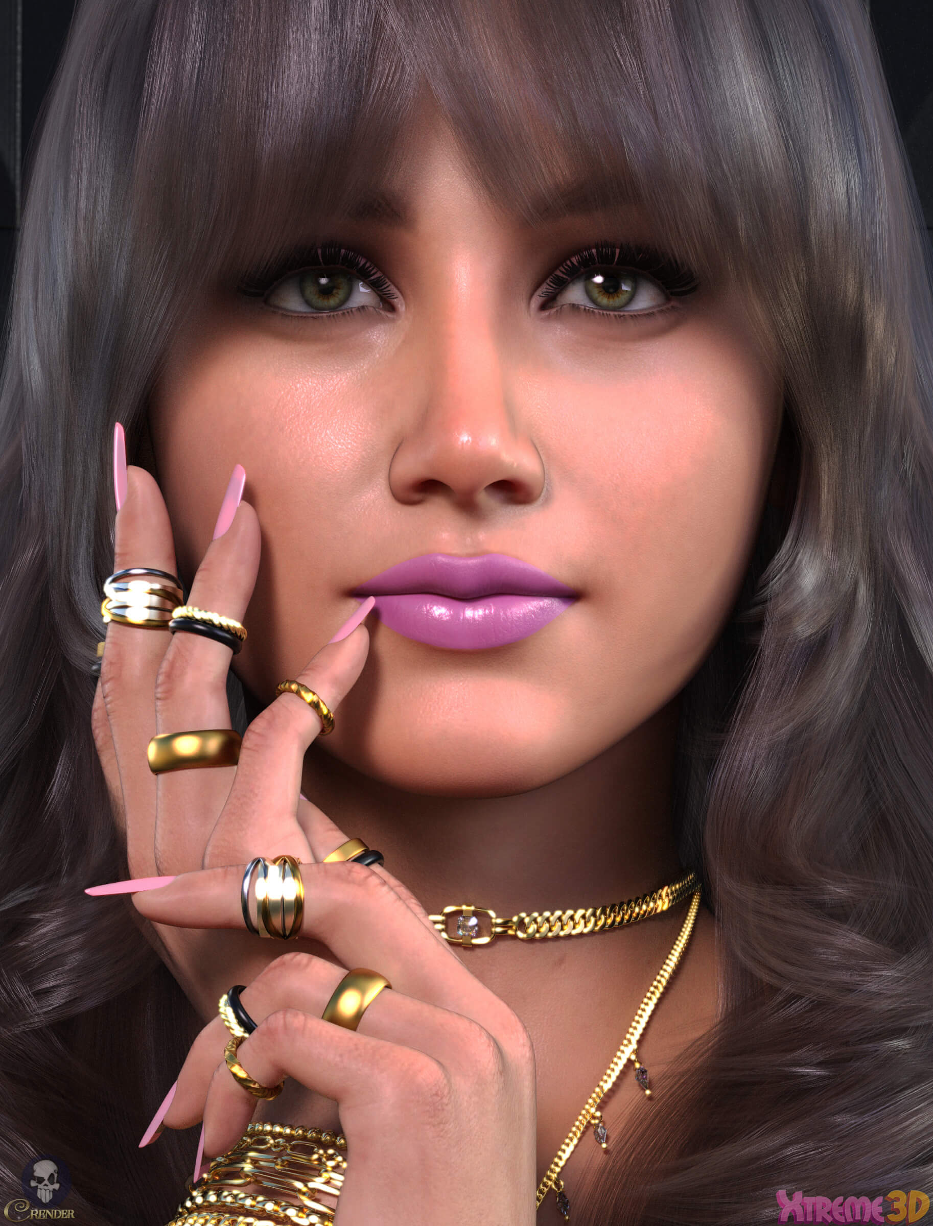 V3D Maya for G8FG8.1F by Vicey3D 3D Render by crender