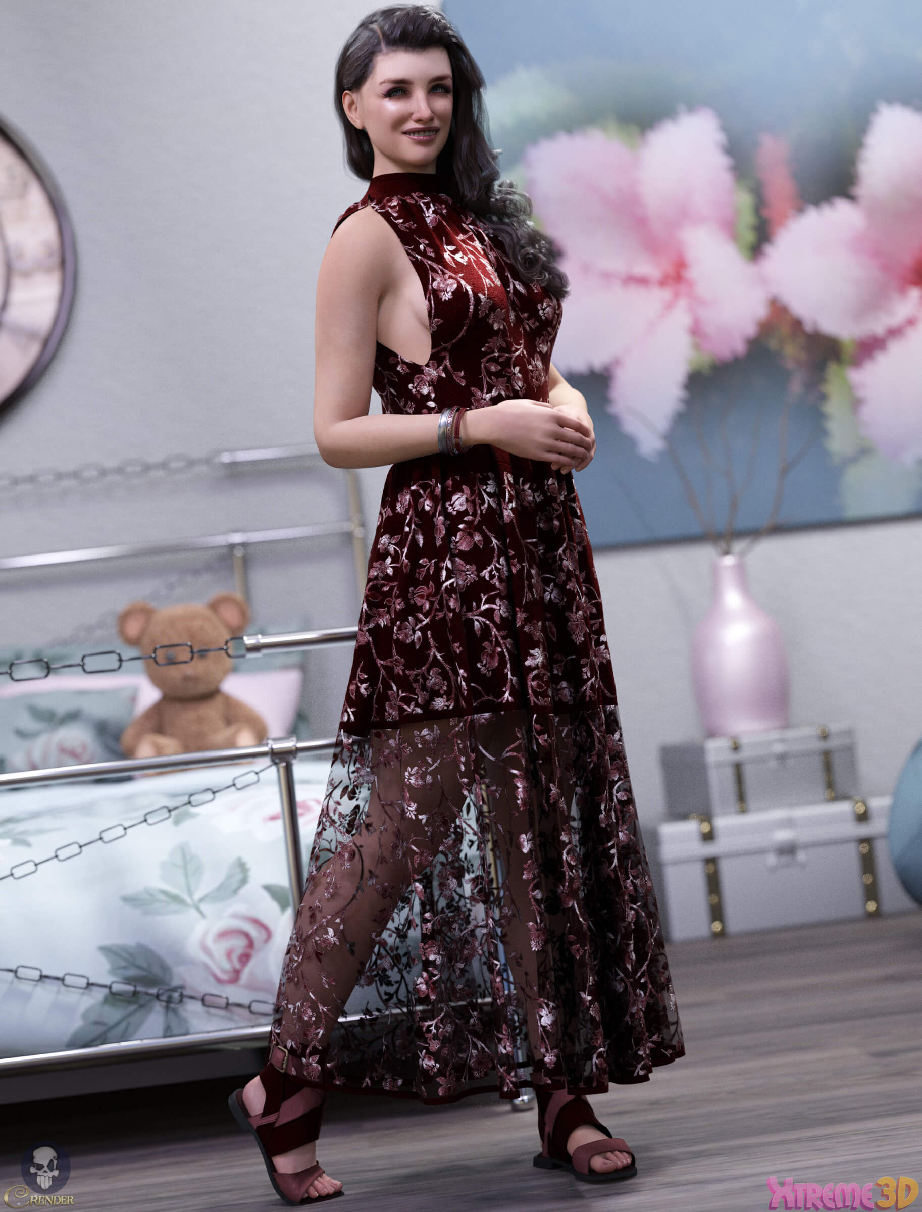 Versatility for Iris Outfit by Sade 3D Render by crender