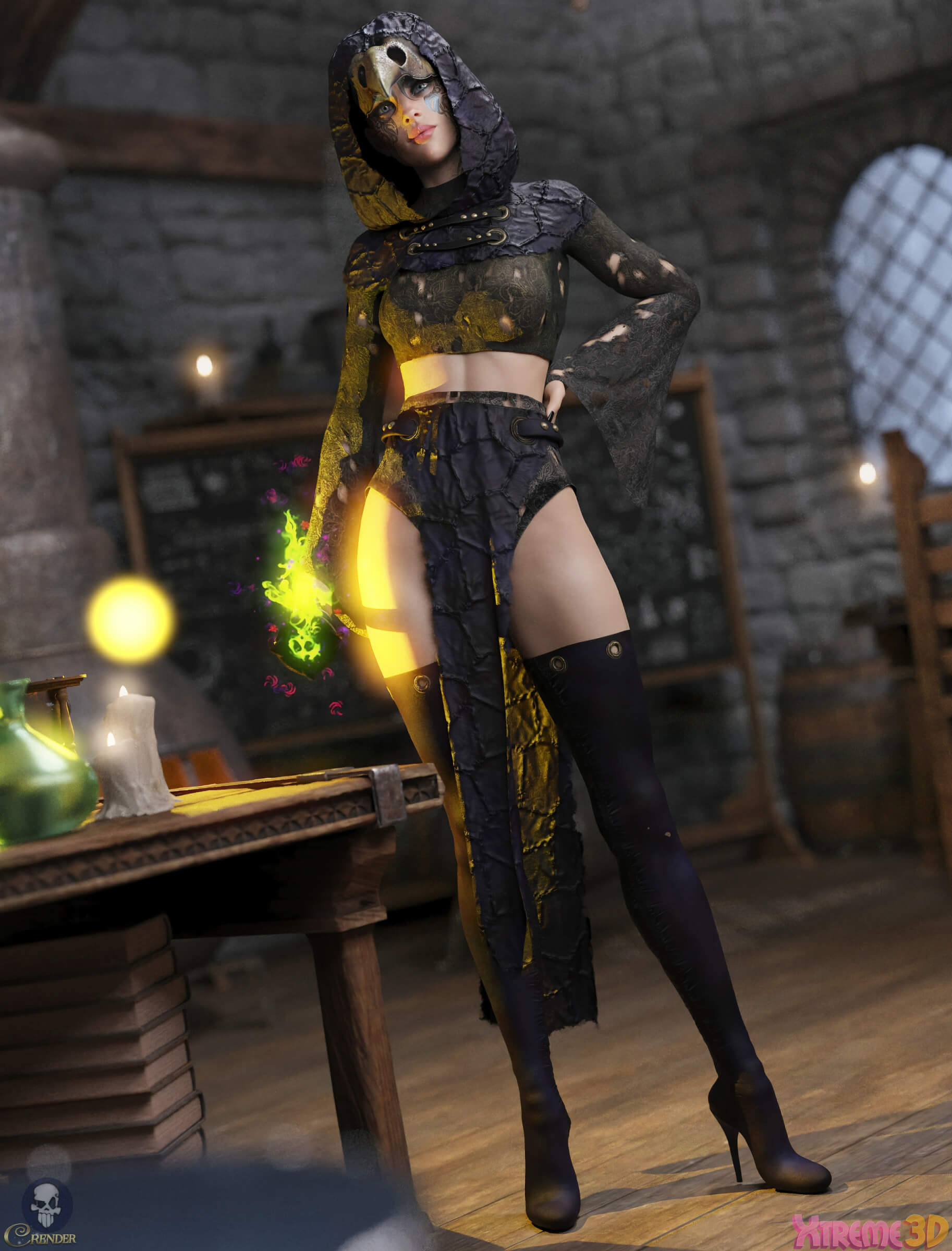 Wiccan Power for NeoWitches by Sade 3D Render | RenderHub Gallery