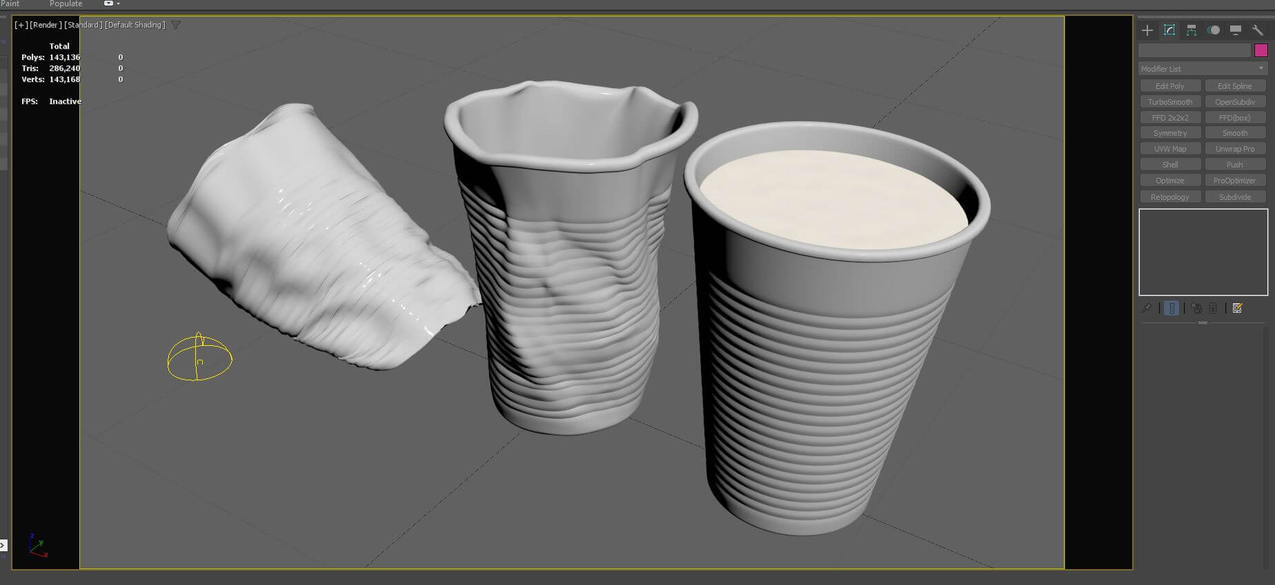 Plastic Cup Low-poly 3D Model by criismora