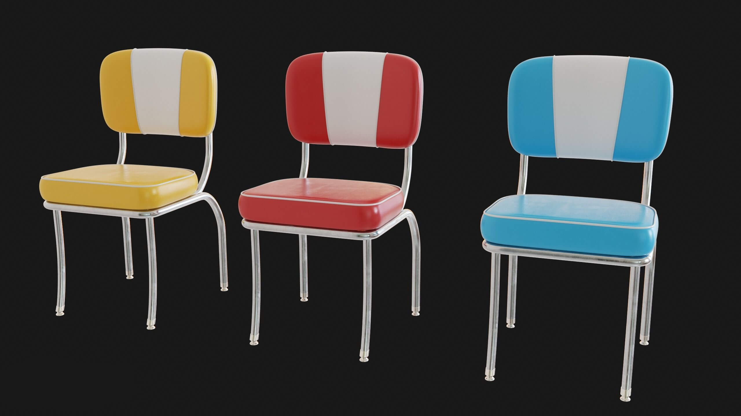 Collection: Retro Diner 50S Furniture Bundle by criismora