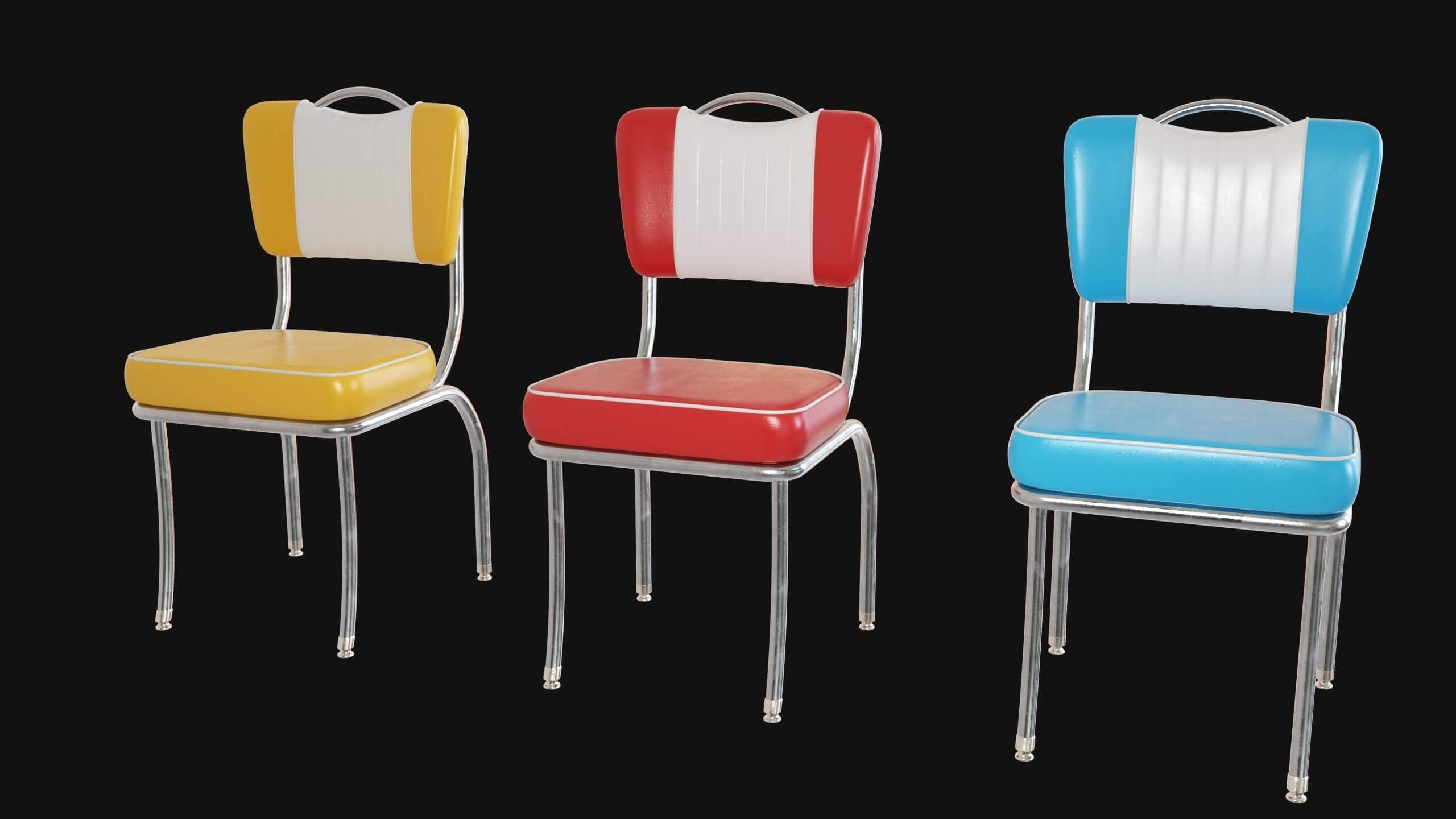 Collection: Retro Diner 50S Furniture Bundle by criismora