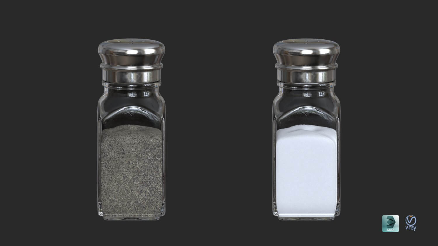Salt and Peppers Shakers - 3D Model by criismora