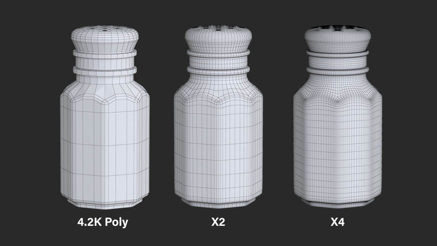 Salt and Peppers Shakers - 3D Model by criismora