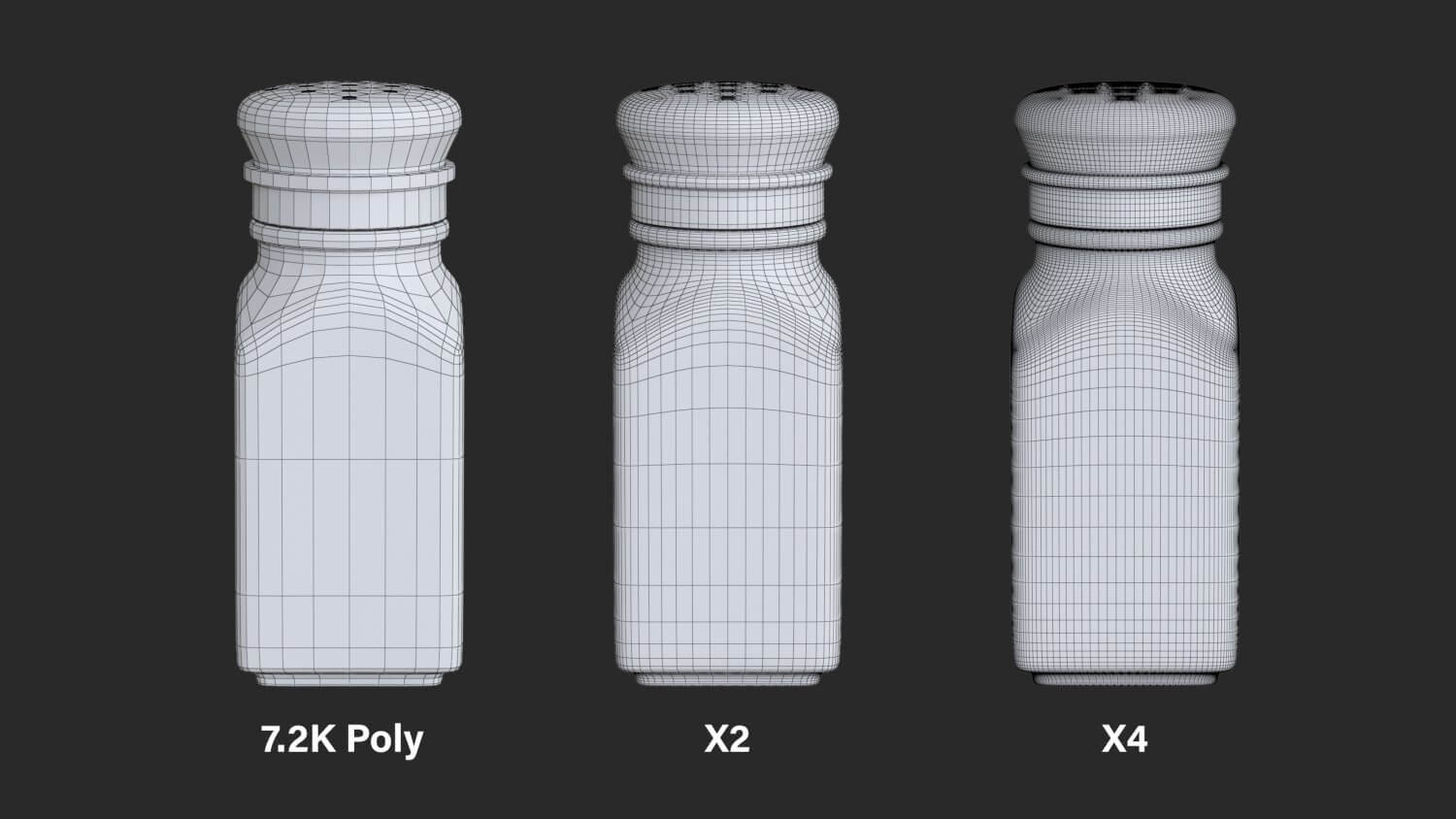 Salt and Peppers Shakers - 3D Model by criismora