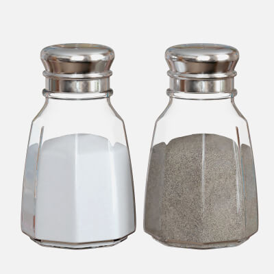 Salt and Peppers Shakers - 3D Model by criismora