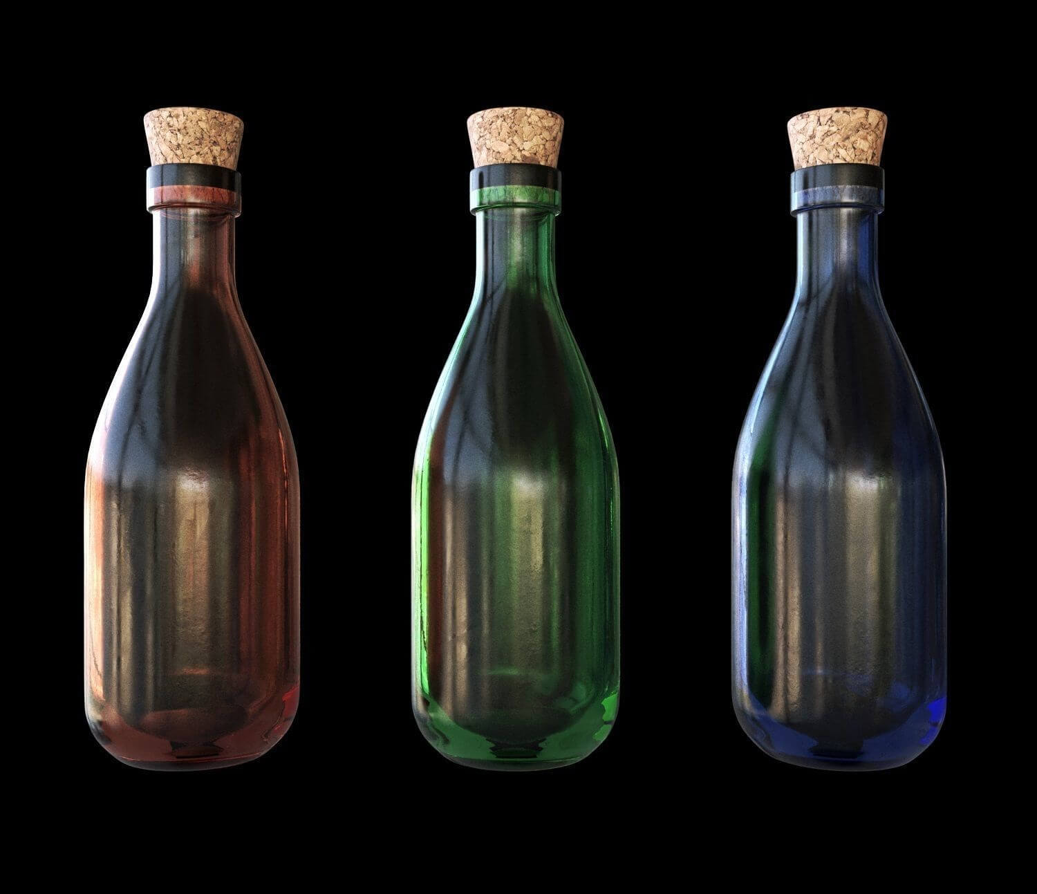 Wine Bottle - Free 3D Model by criismora
