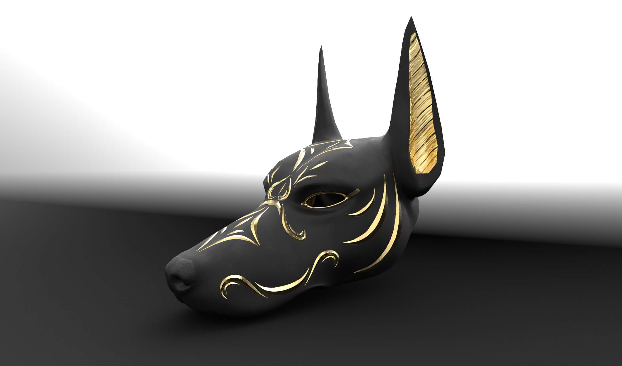 Anubis Mask (Planned for BG3 Mod and Genesis 9) 3D Render