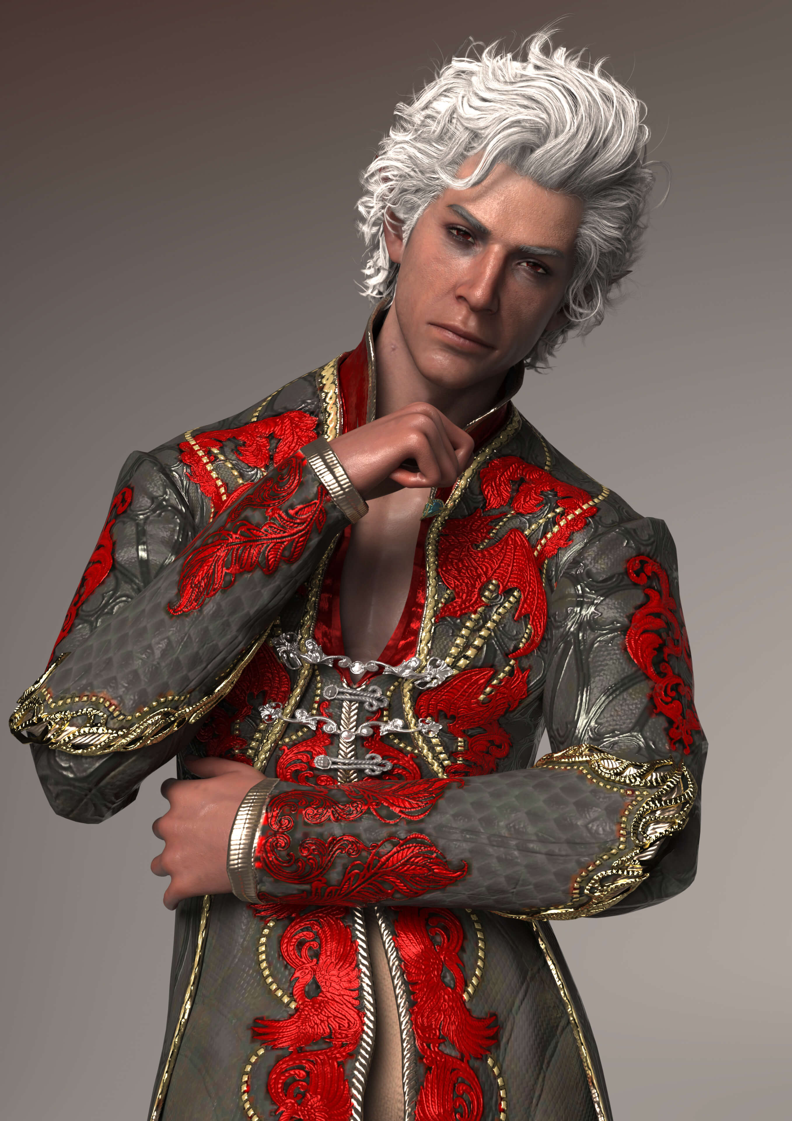 Astarion for Genesis 9 Showcase 3D Render by crimsonia