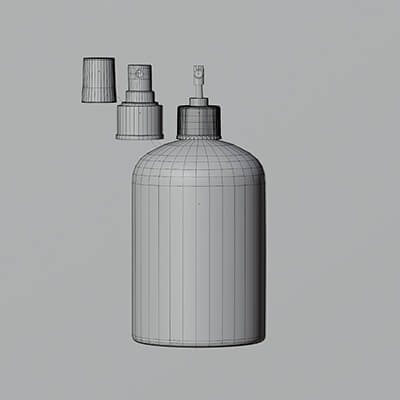 Spray Bottle - 3D Model by crop3d