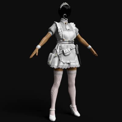 dForce TFD Valby Classic Maid G8F - Daz Content by CrypticNull