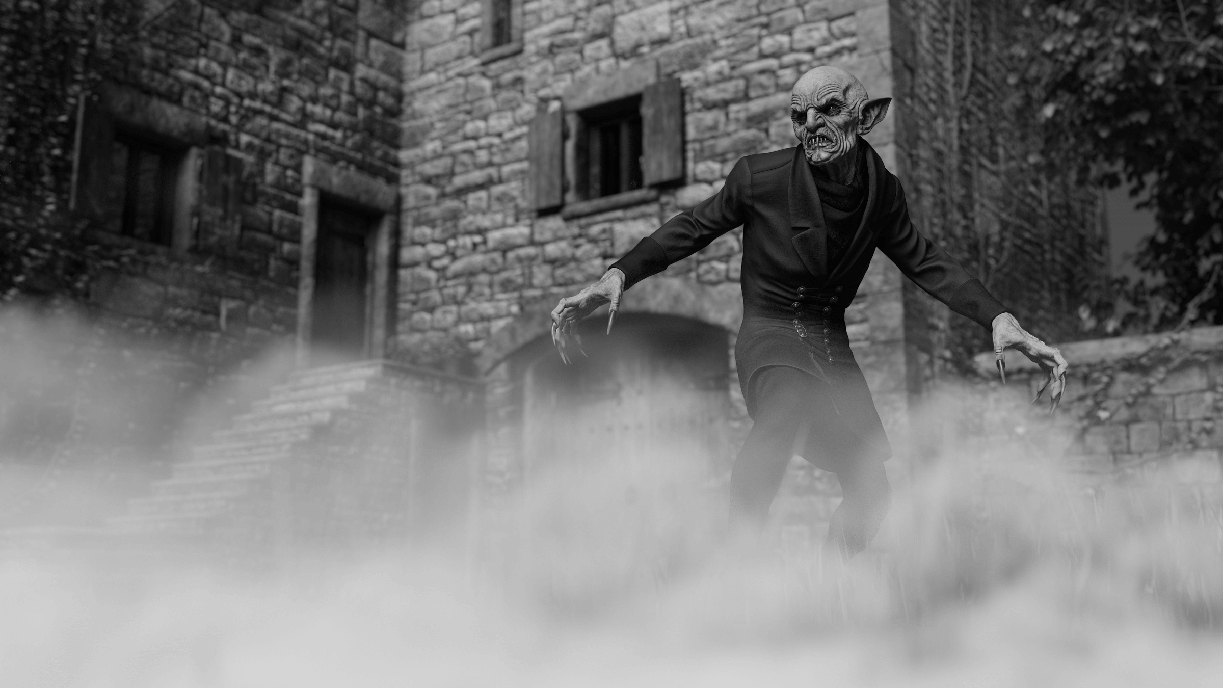 The Count 3D Render, Digital Art by CrystalCultist