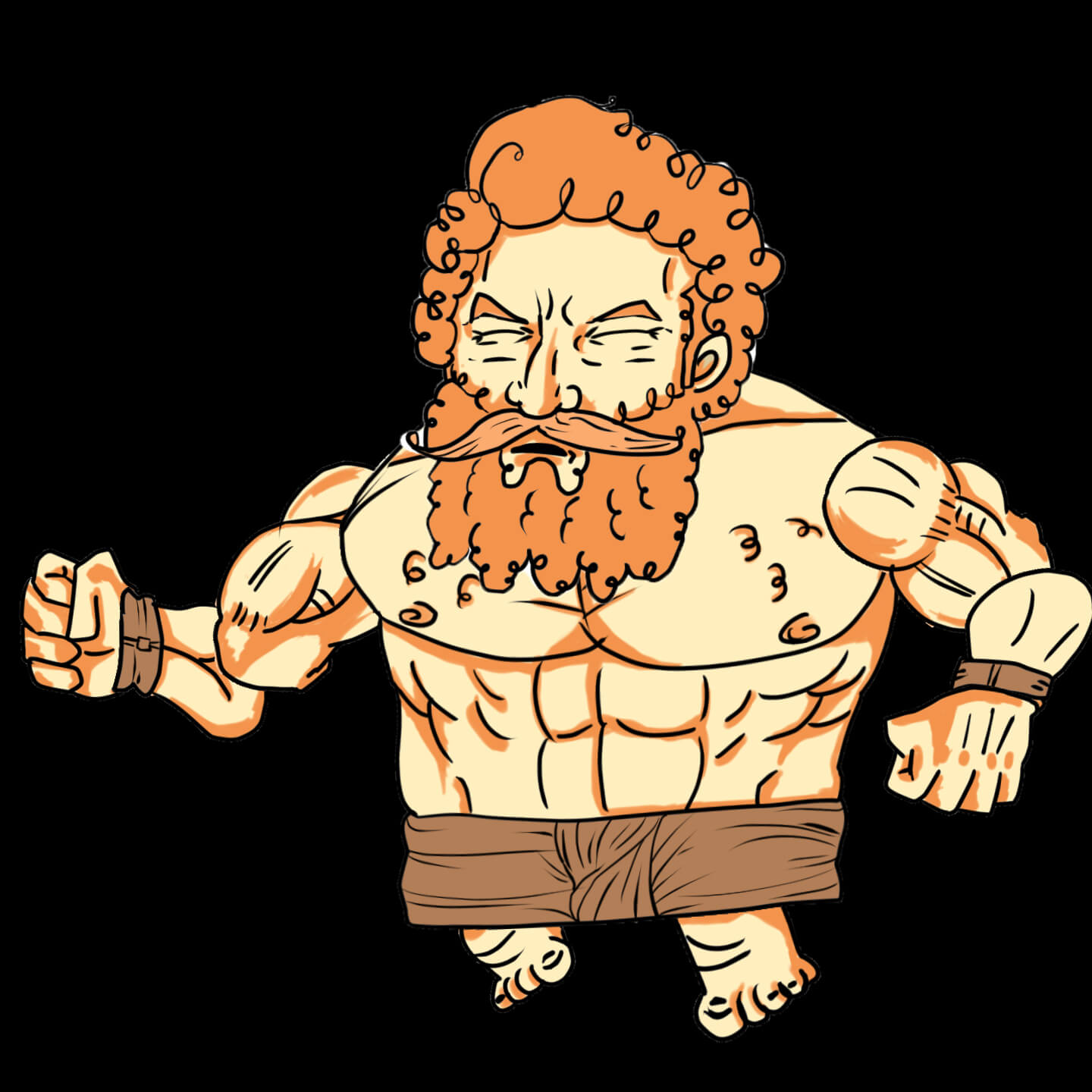 Animated Character Nomad - 2D Game Asset by cubenom