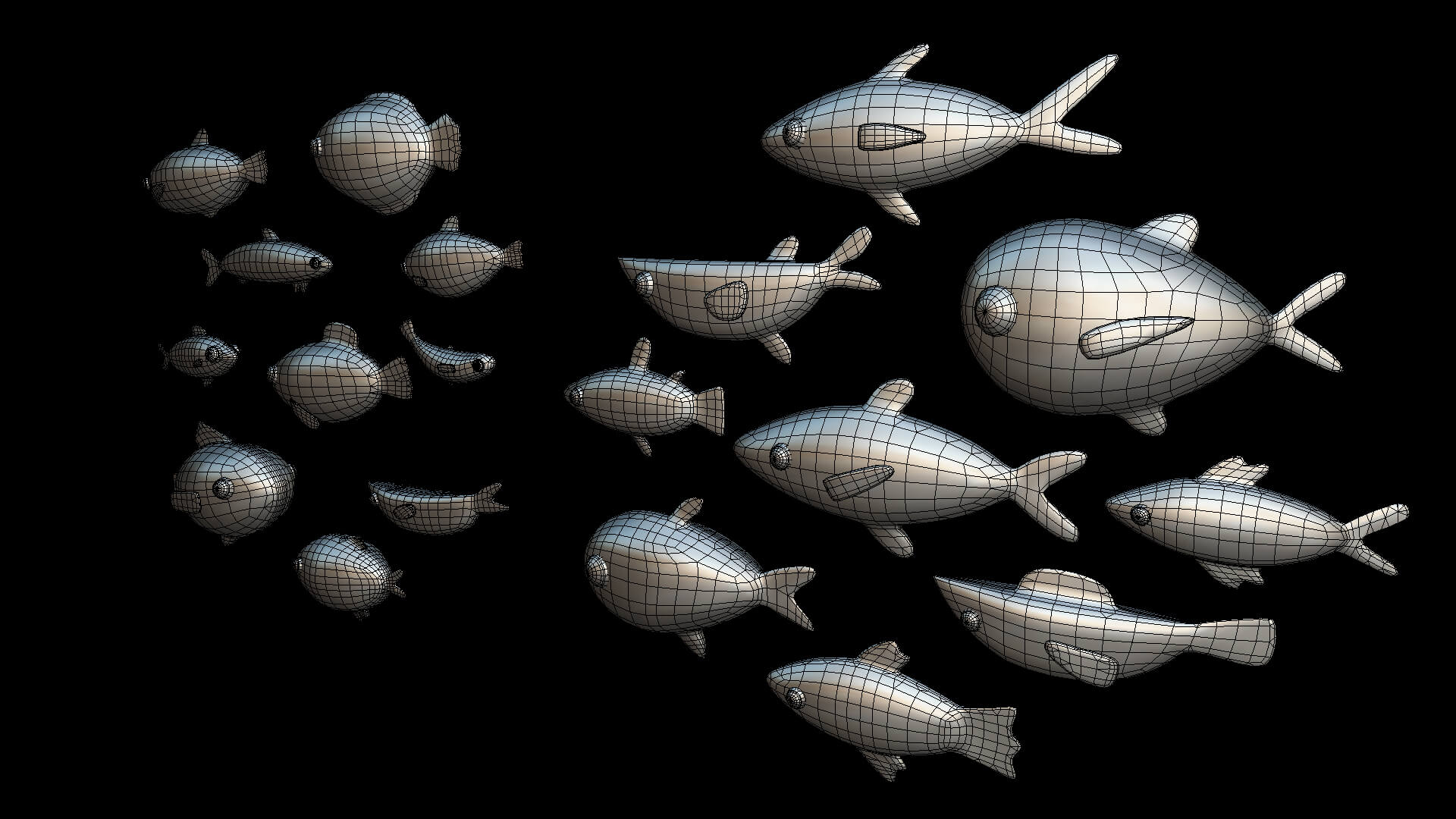 Cartoon Fish - 3D Model by cuongvc