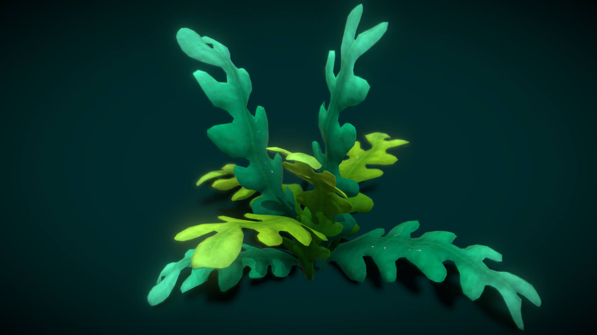 Cartoon Seaweed 10 - 3D Model by cuongvc