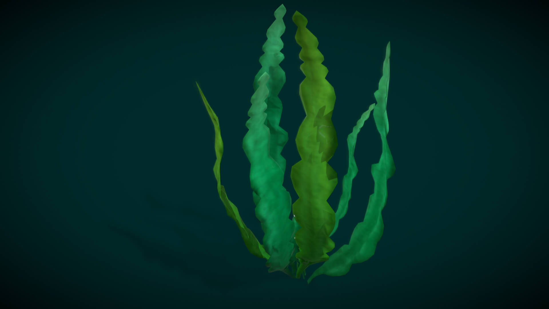 Cartoon Seaweed 10 - 3D Model by cuongvc