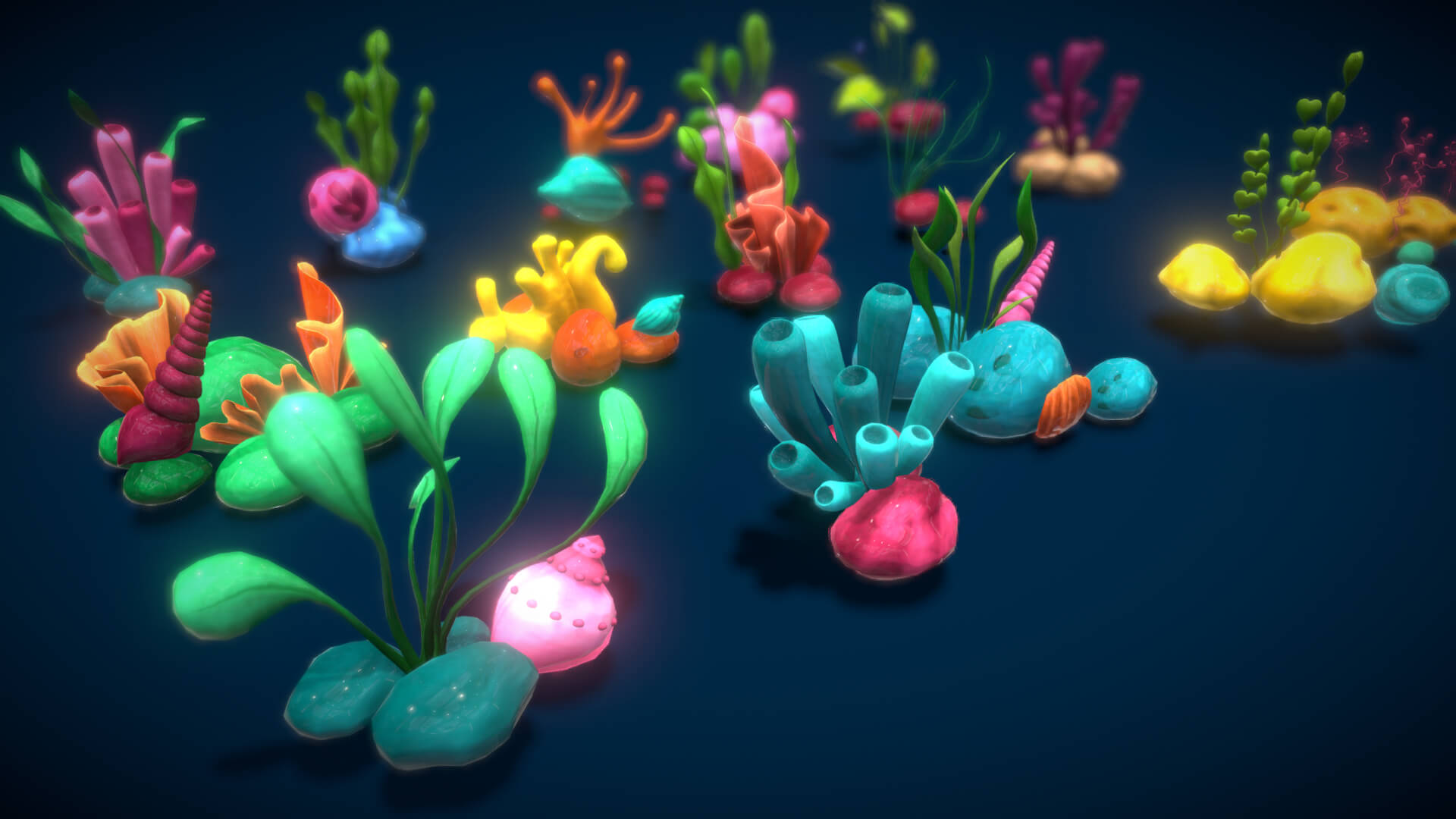 Cartoon Seaweed 4 - 3D Model by cuongvc