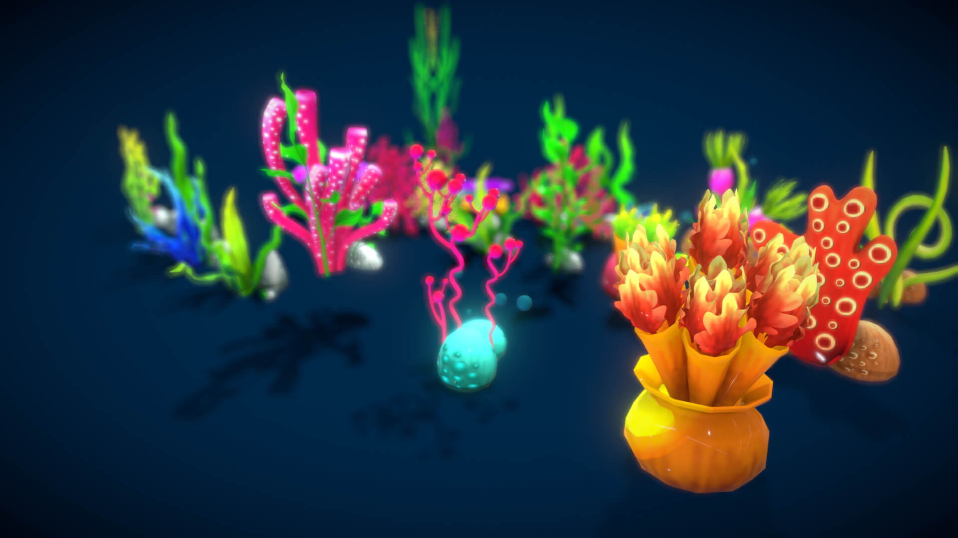Cartoon Seaweed 7 - 3D Model by cuongvc