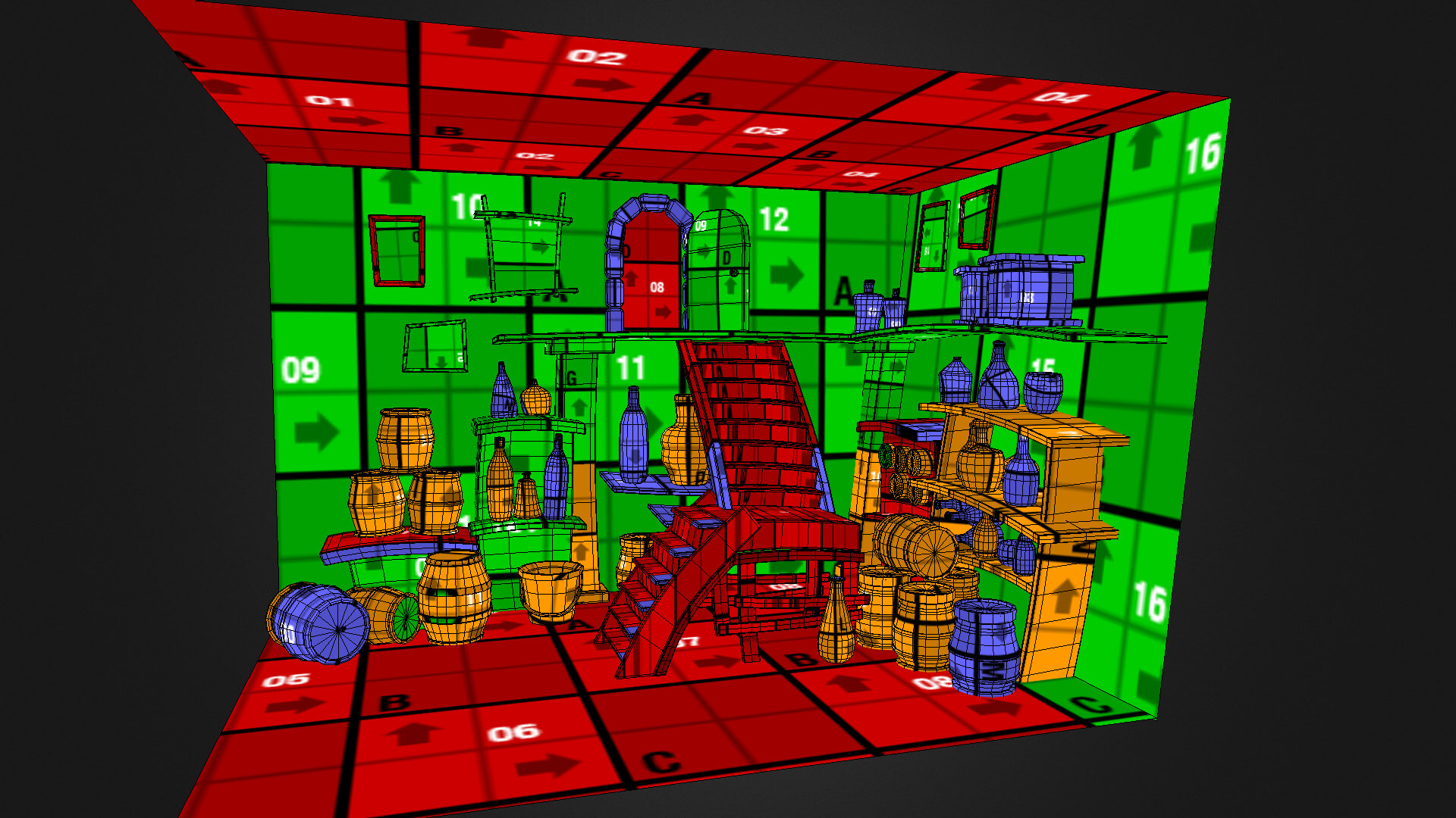 Cartoon Zoom Basement - 3D Model by cuongvc