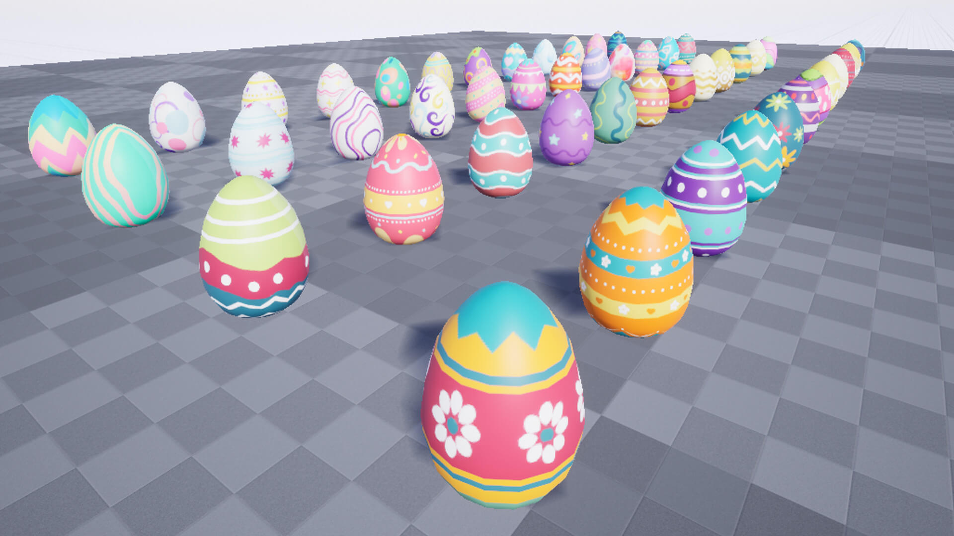 Easter Eggs Collection 1 - 3D Model by cuongvc