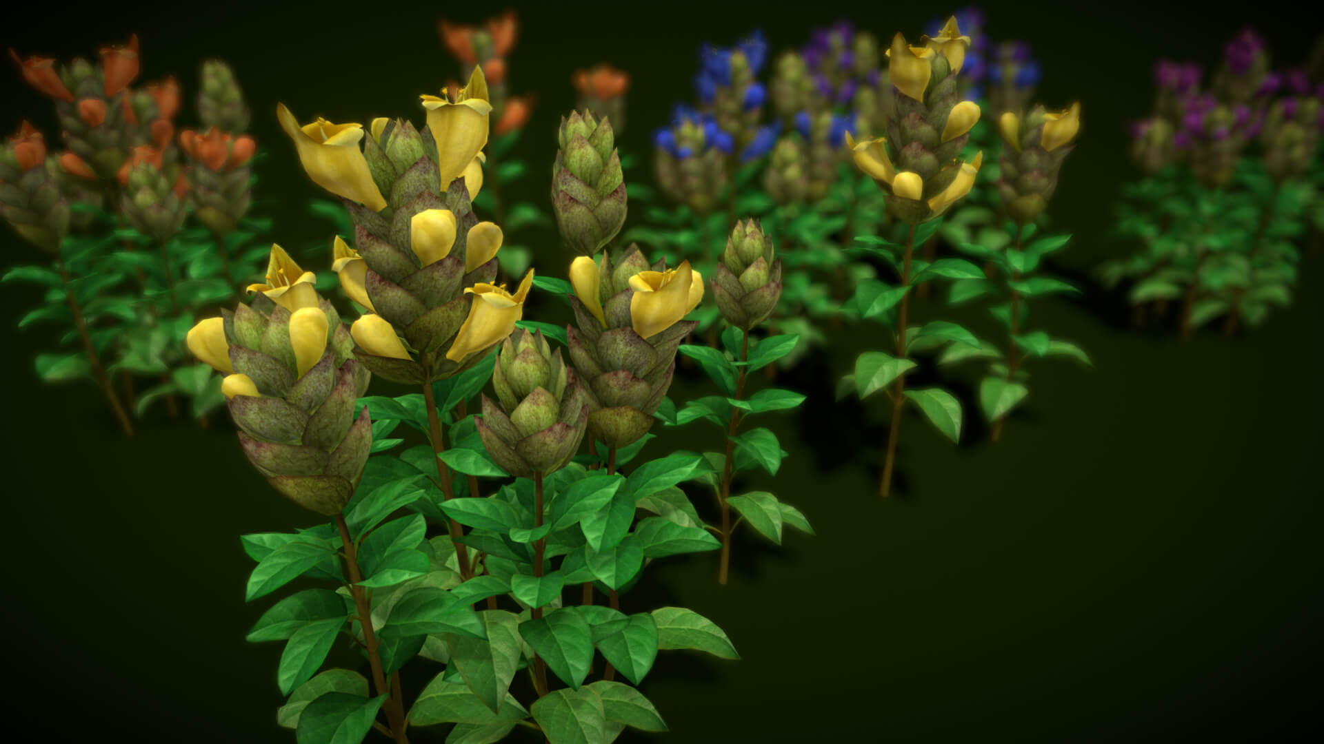 Flower Gmelina Philippensis Cham - 3D Model by cuongvc