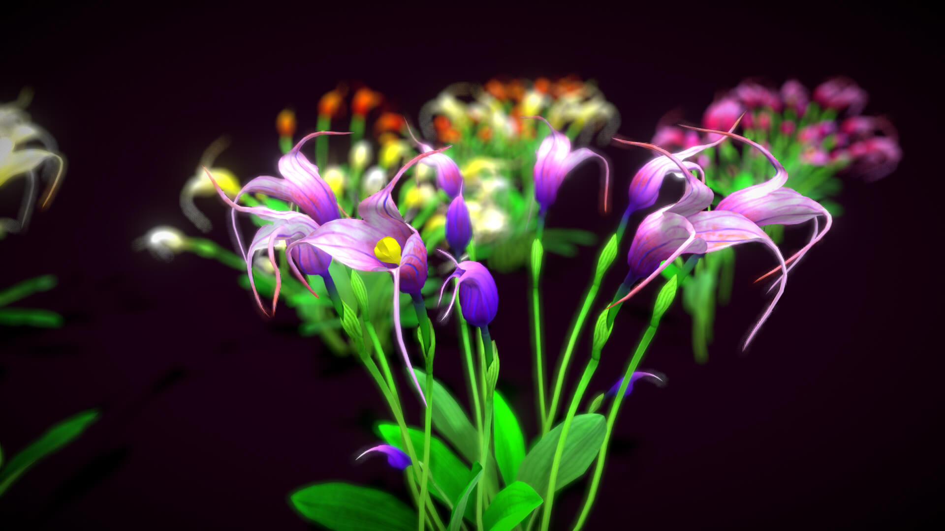 Flower Masdevallia Limax - 3D Model by cuongvc
