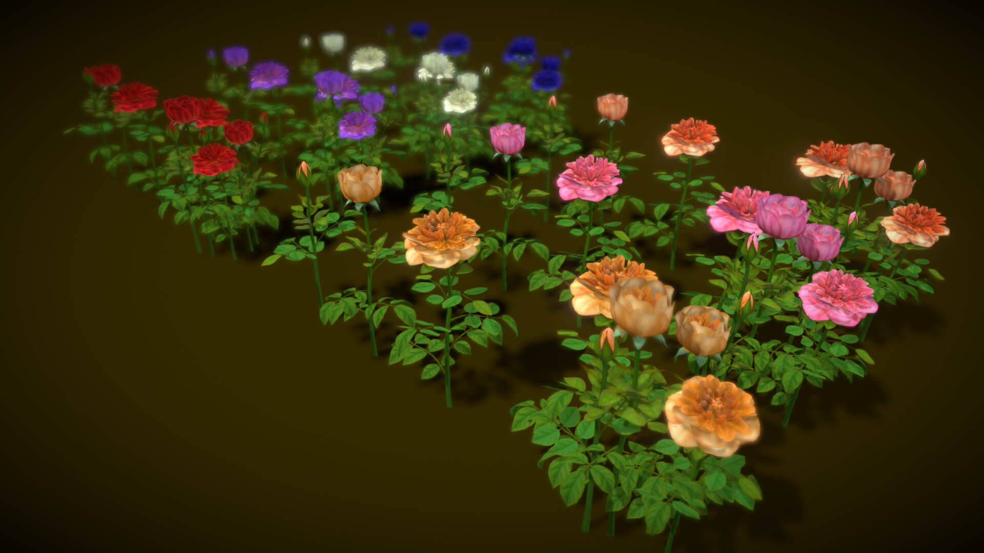 Flower Rose Juliet - 3D Model by cuongvc