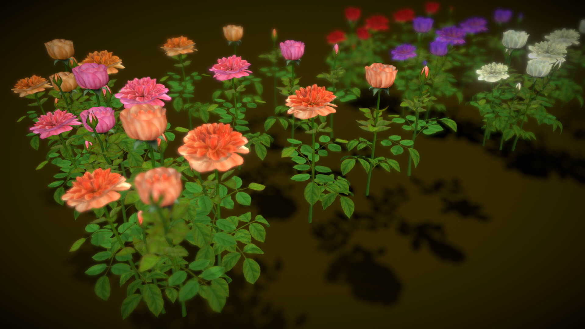 Flower Rose Juliet - 3D Model by cuongvc