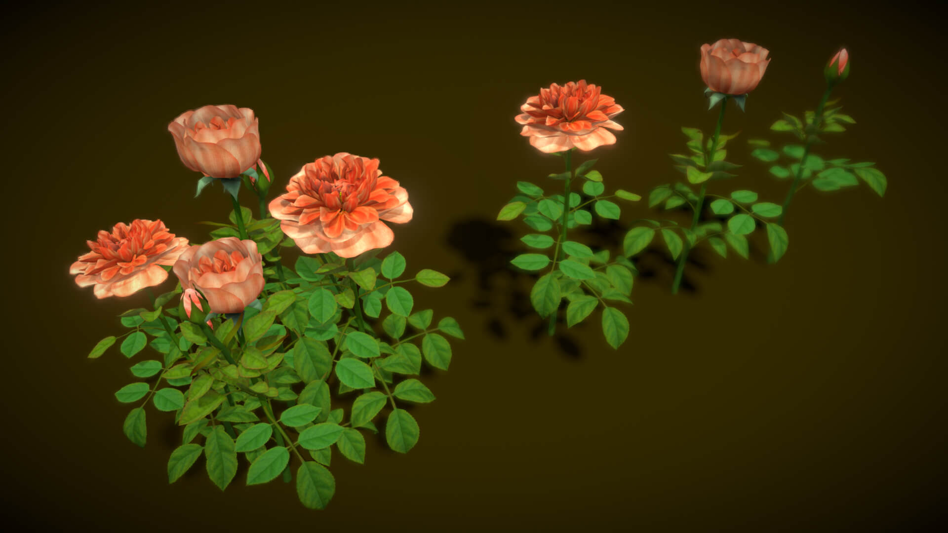 Flower Rose Juliet - 3D Model by cuongvc