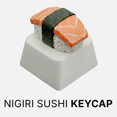Nigiri Sushi Keycap for Mechanical Keyboard - 3D Model by customkeysua