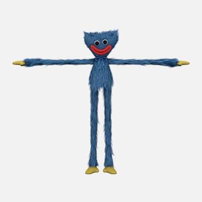 Huggy Wuggy - 3D Model by Cyberon1ck