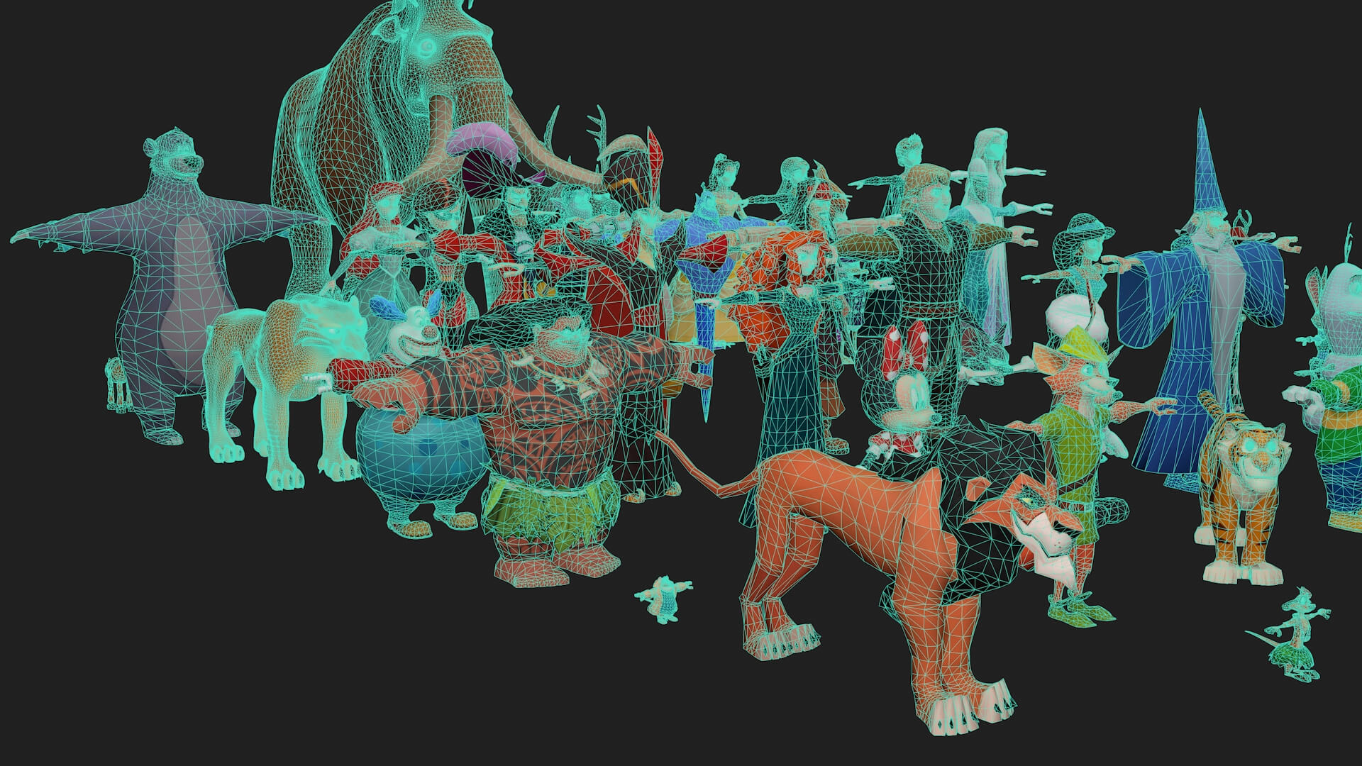 Disney Pack 59 in 1 - 3D Model by Cyberon1ck