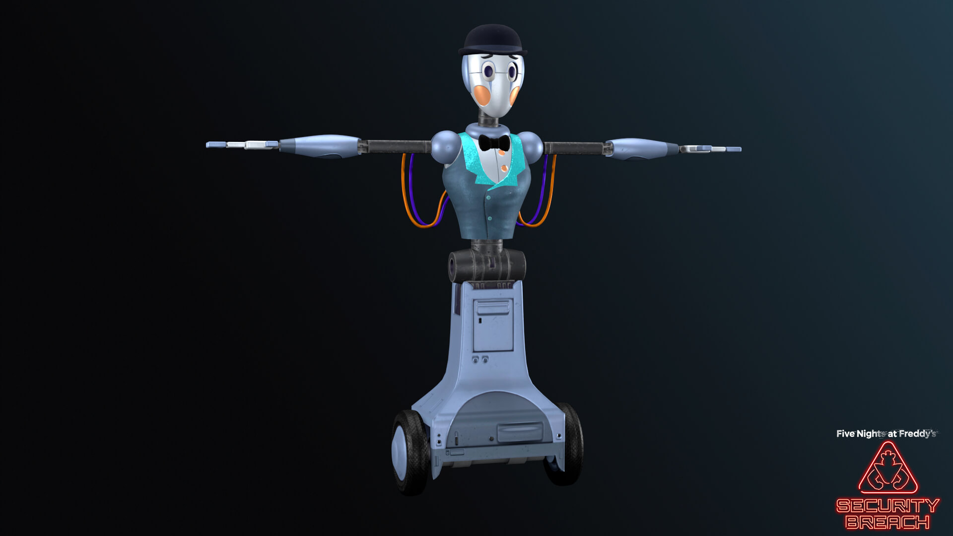 Five Nights at Freddy's: Security Breach - Comedianbot 3D Model by ...