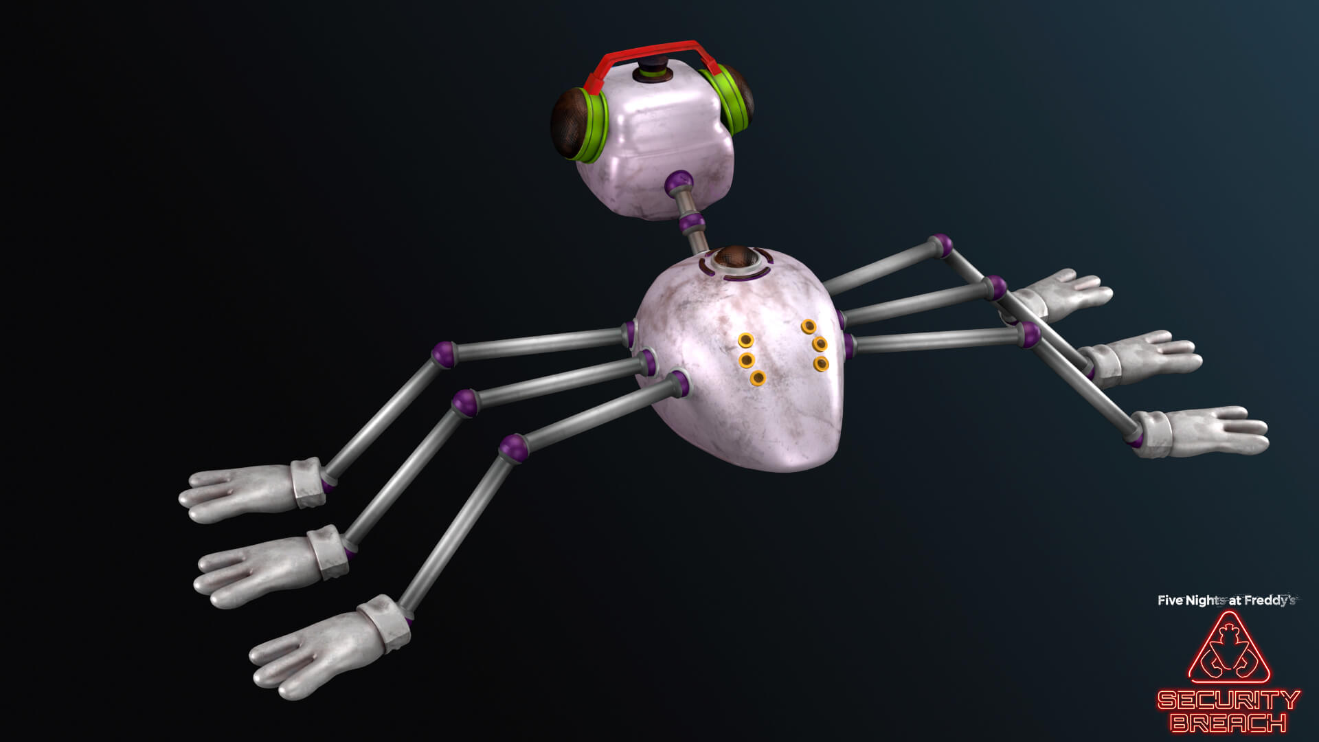 Five Nights at Freddy's: Security Breach - DJ Music Man 3D Model by ...