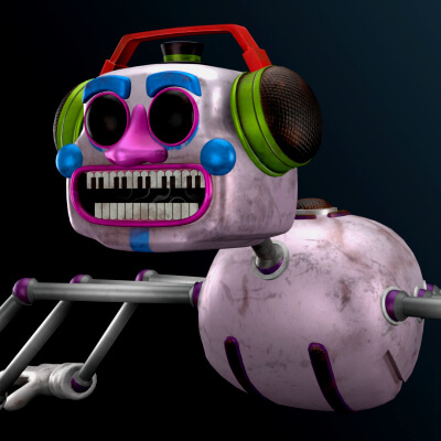 Five Nights at Freddy's: Security Breach - DJ Music Man 3D Model by ...