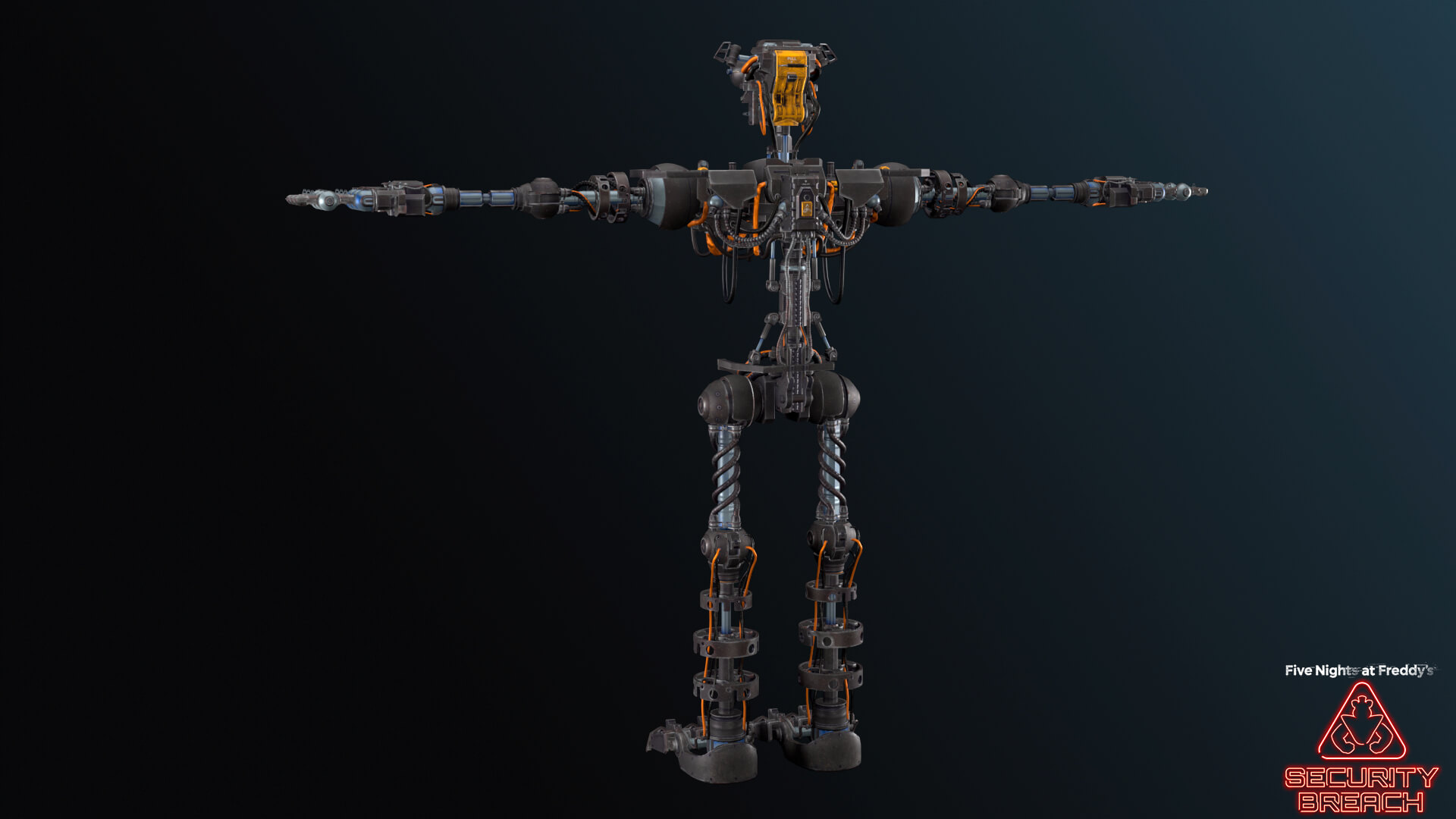 Five Nights at Freddy's: Security Breach - Endo 3D Model by Cyberon1ck