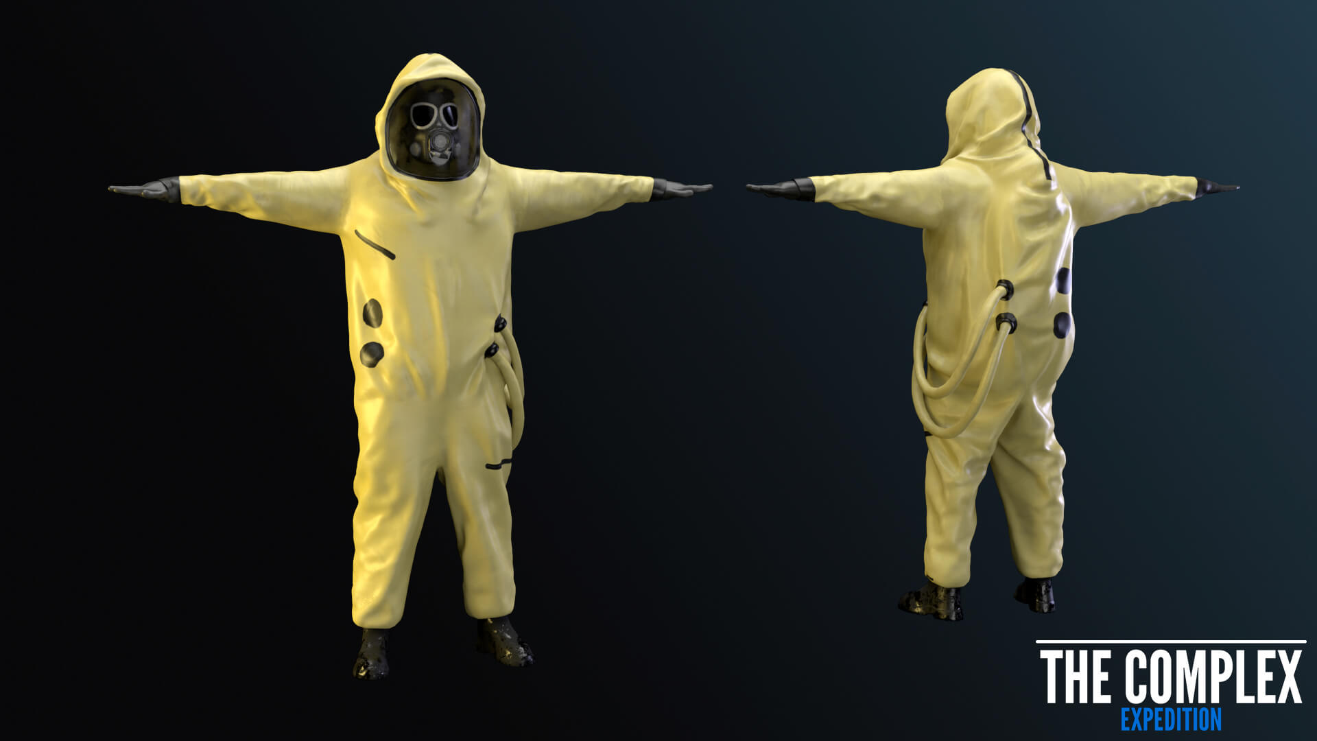 Hazmat Suit - 3D Model by Cyberon1ck