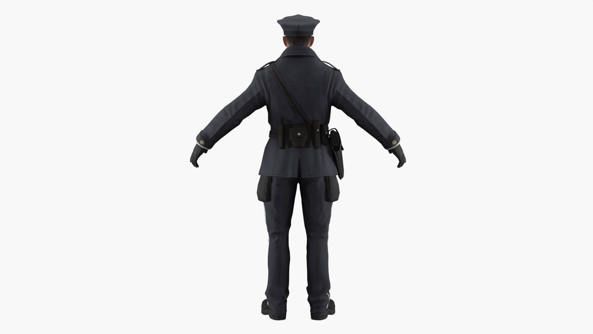 Policeman - 3D Model by Cyberon1ck