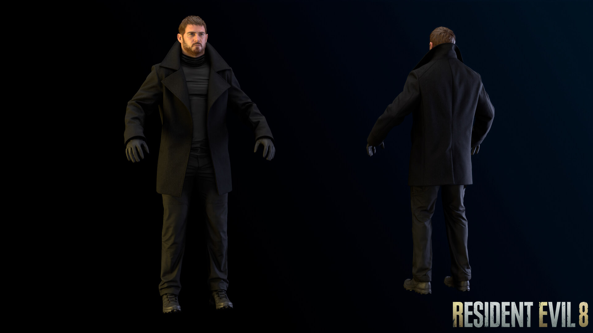 Resident Evil 8 - Chris Redfield 3D Model by Cyberon1ck