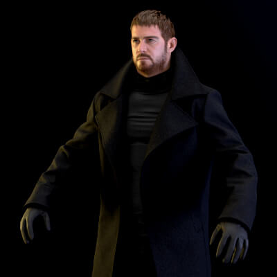 Resident Evil 8 - Chris Redfield 3D Model by Cyberon1ck