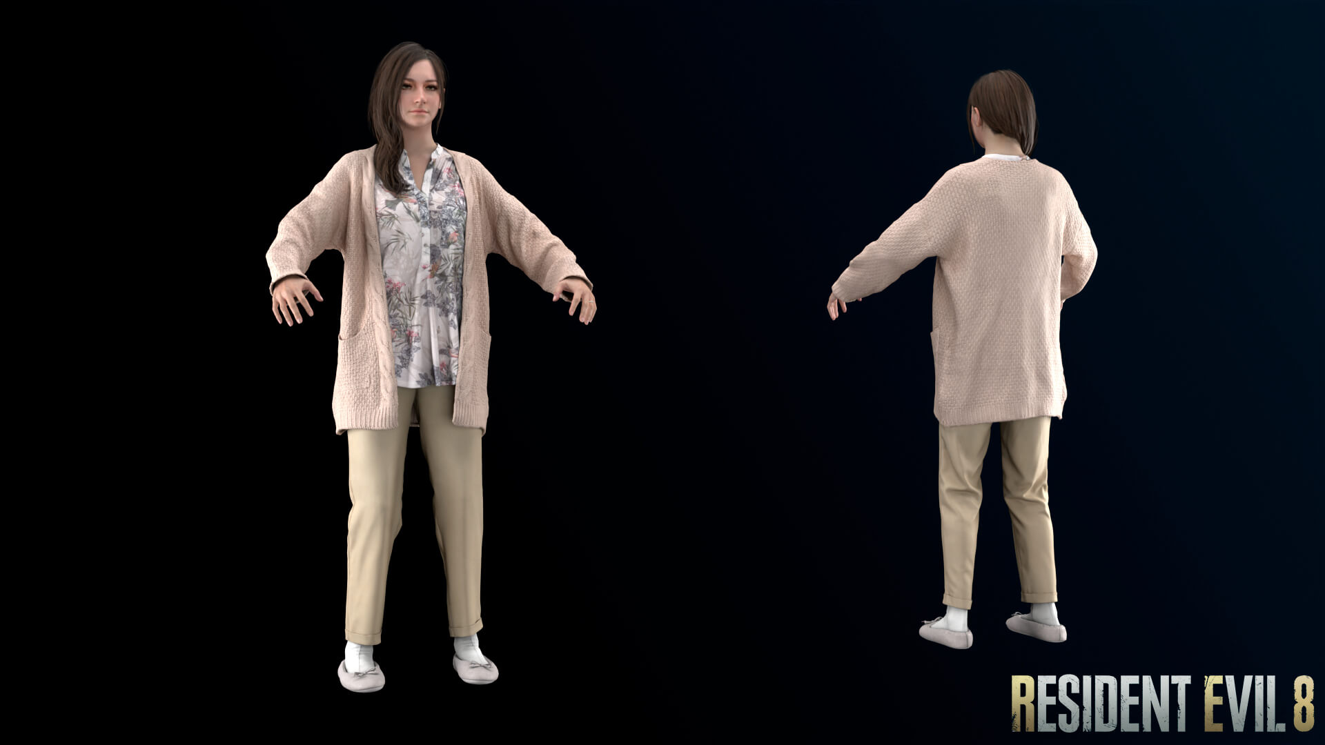 Resident Evil 8 - Mia Winters 3D Model by Cyberon1ck