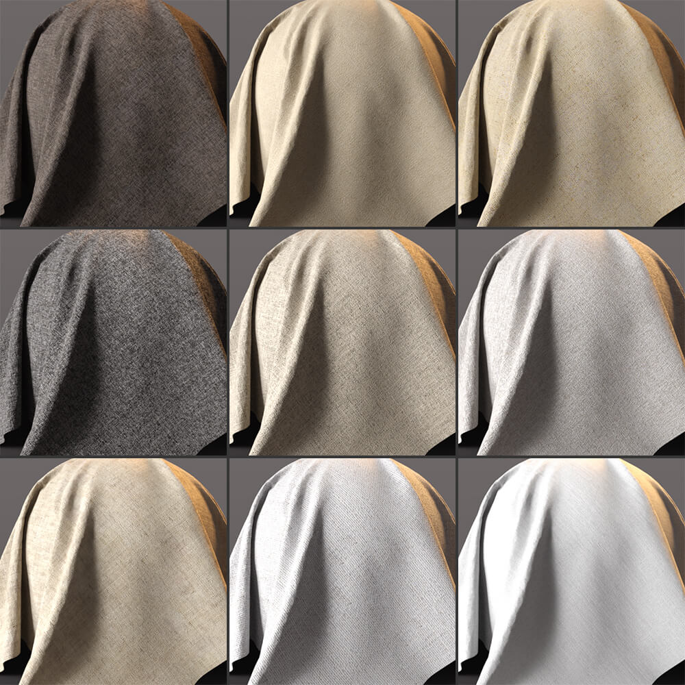 Flax Fabric Shaders - Daz Content by Cyrax3D